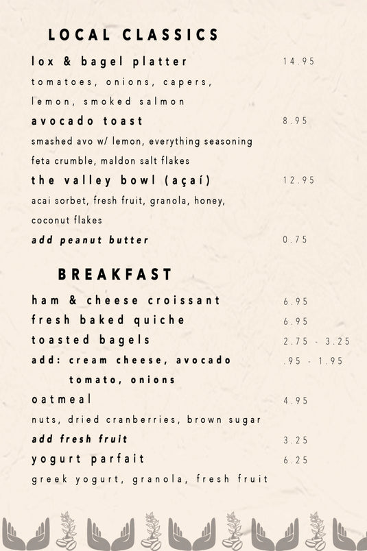menu – Ojai Coffee Roasters